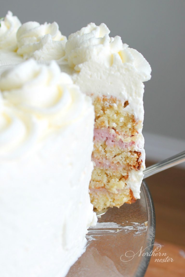 Lemon Raspberry Mousse Cake | THM: S - Northern Nester