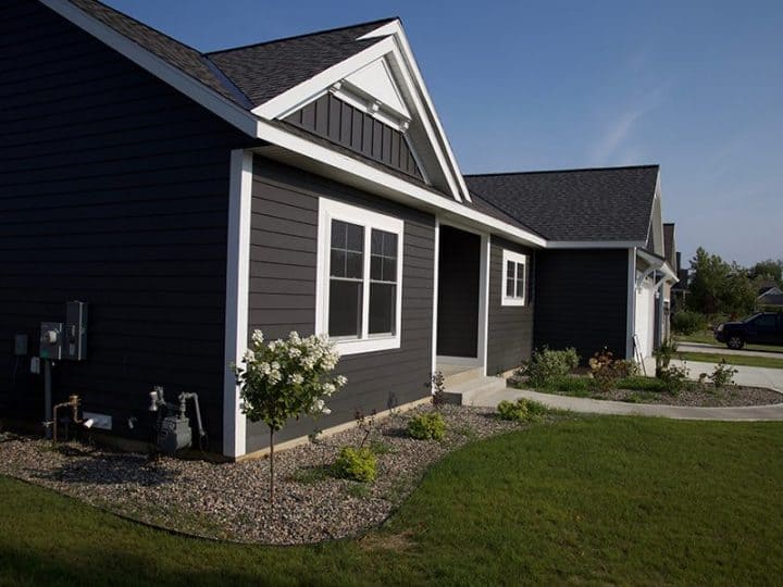 Dark Gray Siding With White Trim | Exterior Color Selections - Northern ...